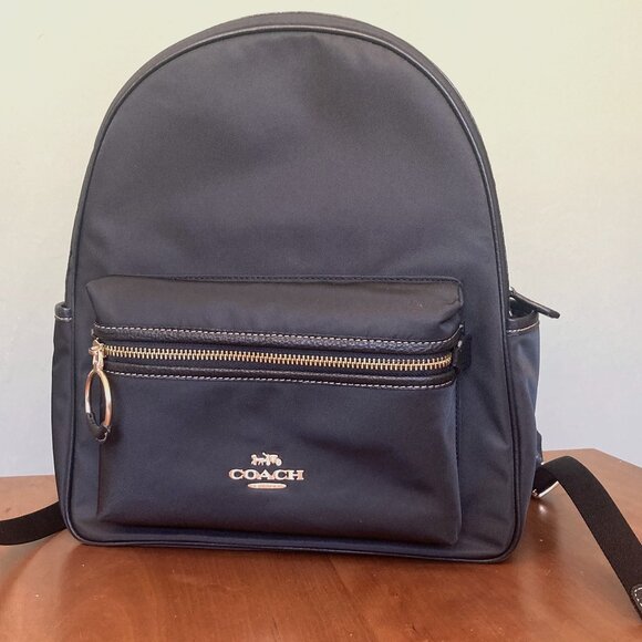 Coach | Bags | Coach Ellis Backpack Black Nylon | Poshmark